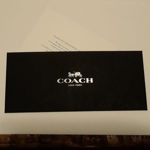 Coach | Office | Coach Thanks For Shopping Cards Envelopes | Poshmark